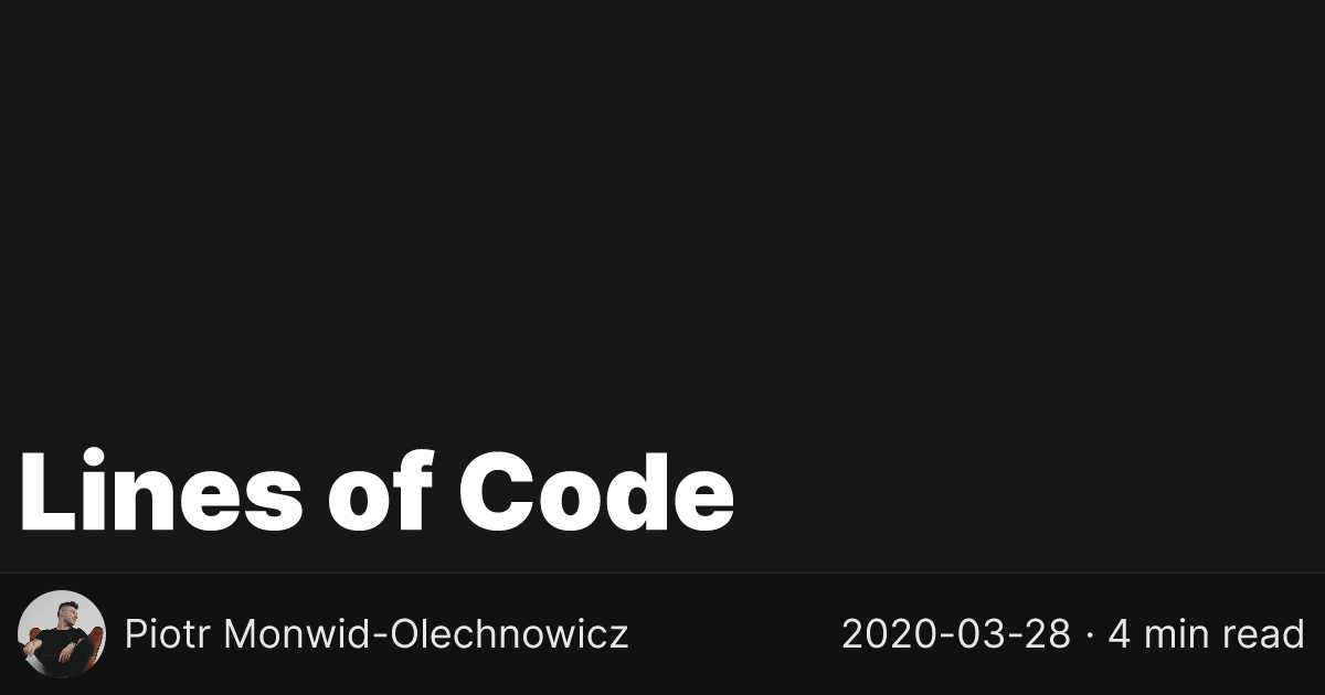 Lines of Code